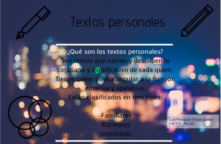 Textos personales