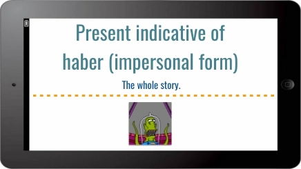 Presente de indicativo del verbo haber_1 | Genially