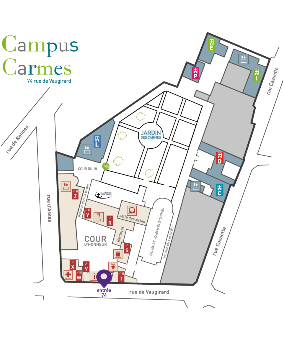 Plan interactif campus
