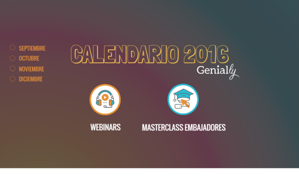 Calendario Webinars 2016