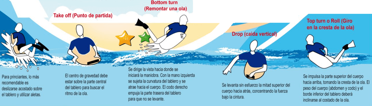 Infografía del surf