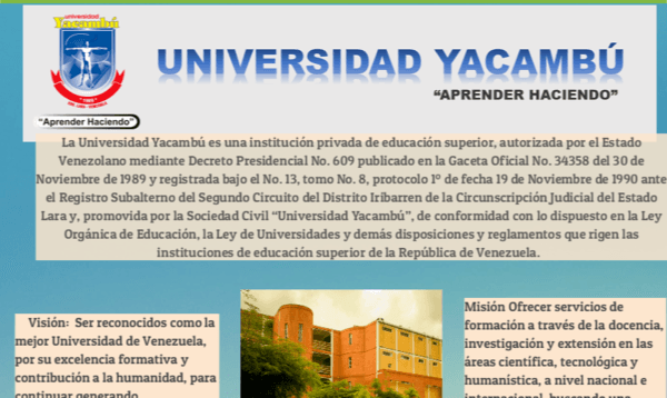 Universidad yacambu