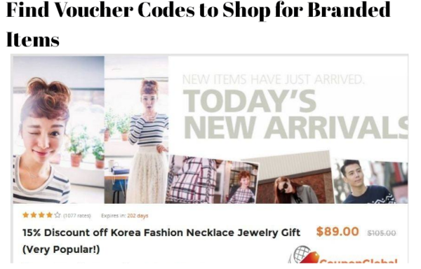 Find Voucher Codes to Shop for Branded Items | Genially