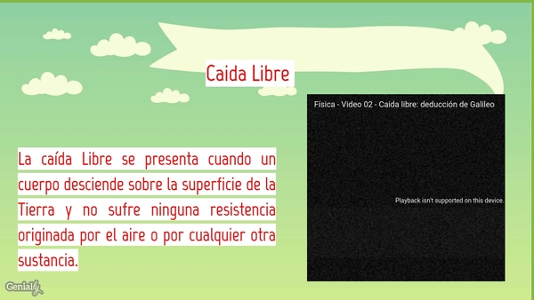 Caída Libre Y Tiro Parabólico | Genially