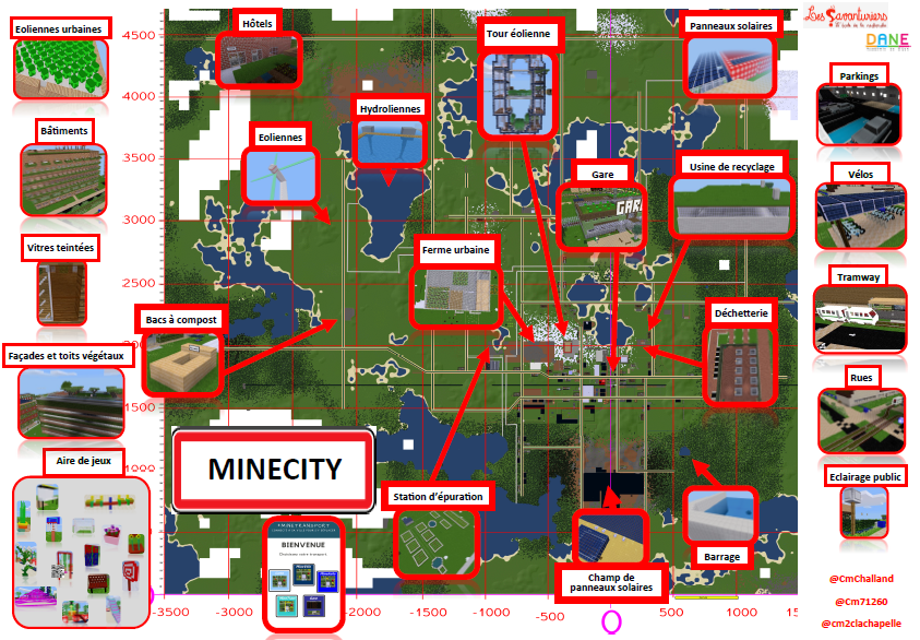 Carte Minecity