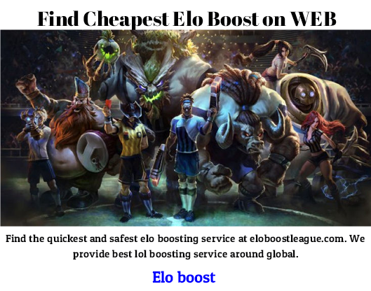 Find Cheapest Elo Boost on WEB | Genially