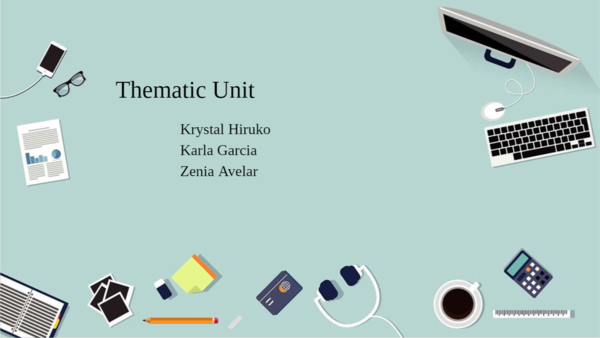 Thematic Unit