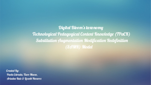 Digital Bloom’s taxonomy | Genially