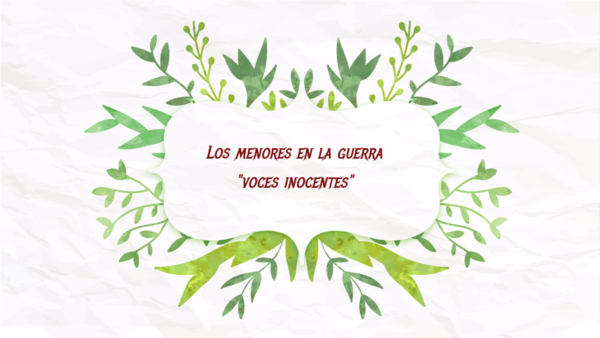 voces inocentes | Genially