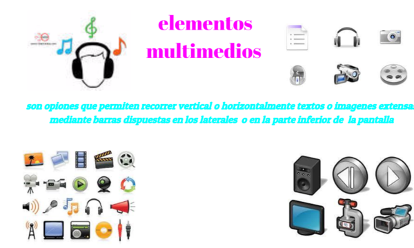 elementos multimedios