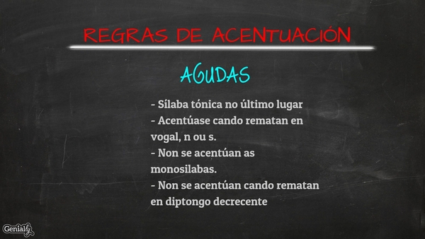 Regras de acentuación