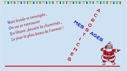 ACROSTICHES DE NOEL | Genially