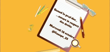 Quand le prof-doc assure le respect des droits | Genially
