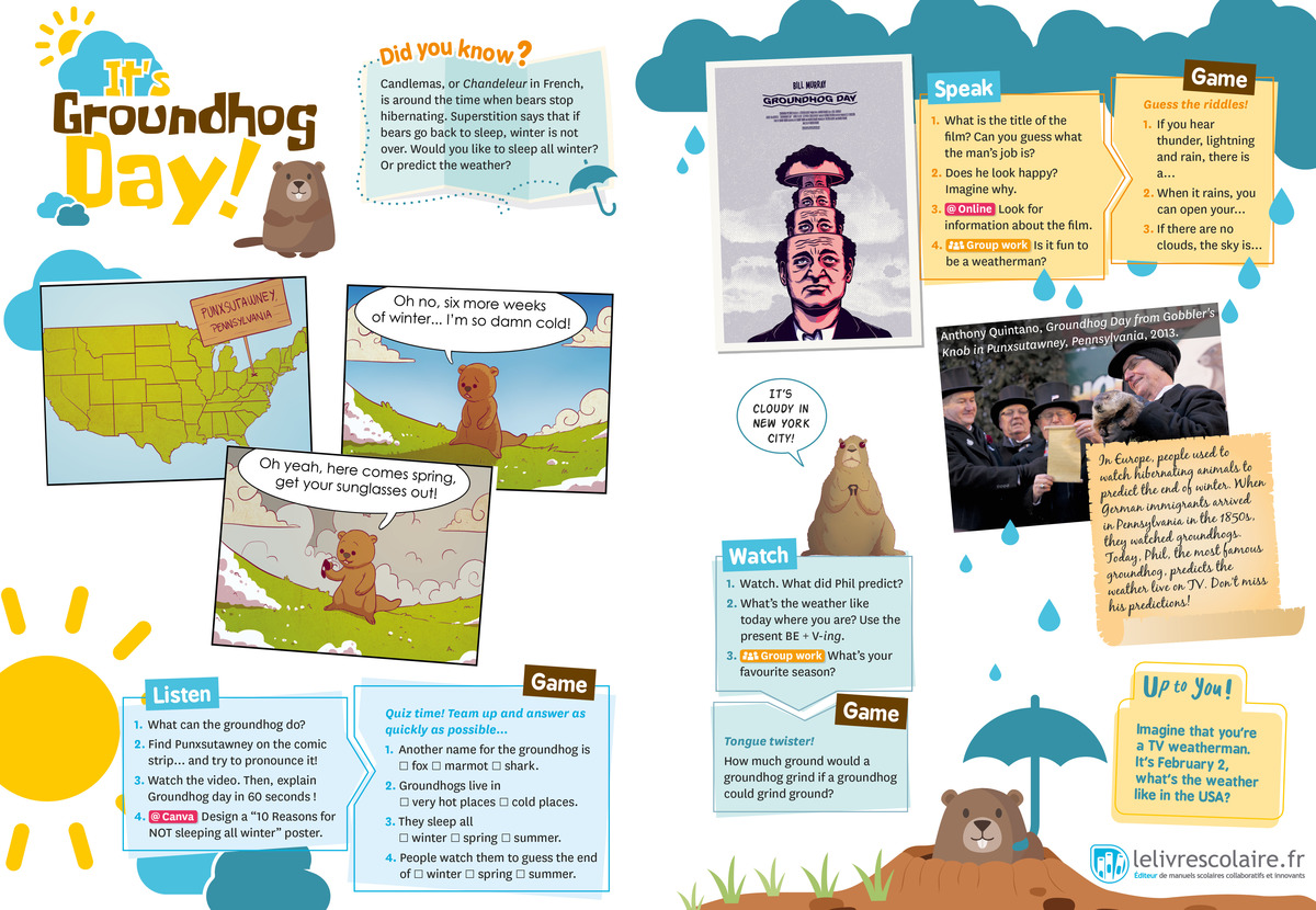 It's Groundhog Day! | Genially