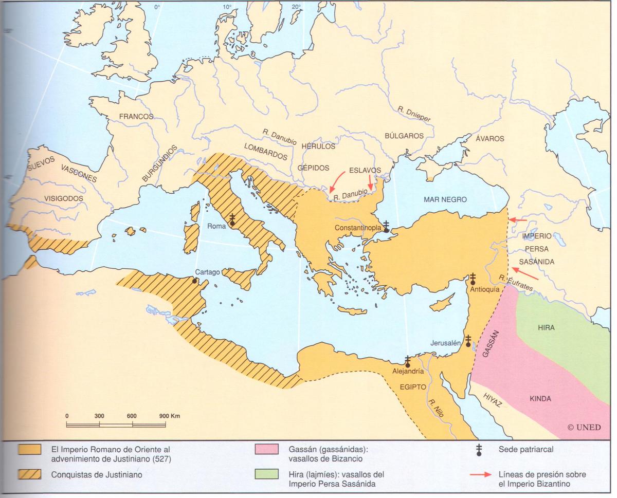 Expansión del Imperio Bizantino bajo Justiniano - Copy | Genially