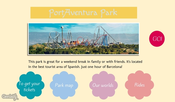 An Amusement Park Guide | Genially