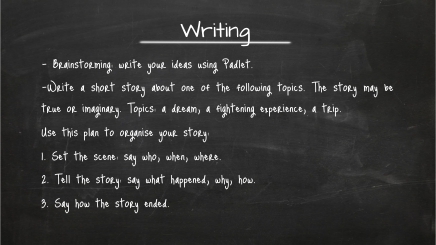 Writing. Task 1 | Genially