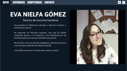 Currículum Eva Nielfa | Genially