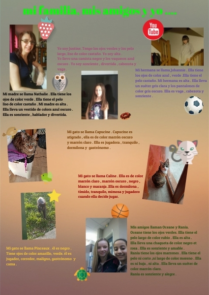 mi familia , mis amigos y yo | Genially