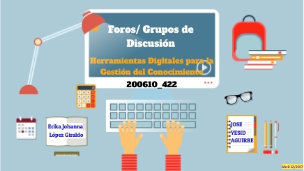 Foros y Grupos de Discusión | Genially