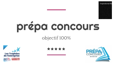 Prépa concours: objectif 100%