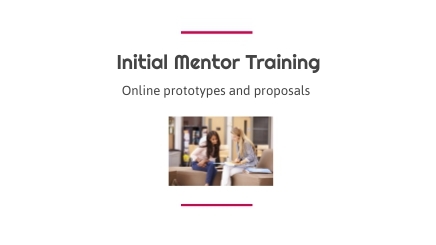 Initial mentor training | Genially