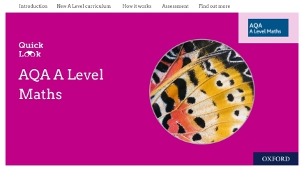 Quick Look: AQA A Level Maths