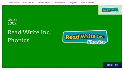 Quick Look: Read Write Inc. Phonics
