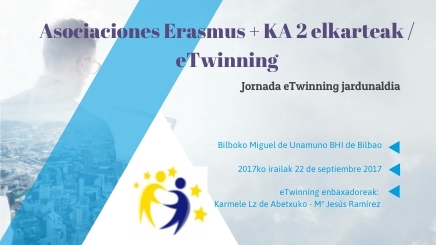asociaciones Erasmus + KA2 elkarteak / eTwinning
