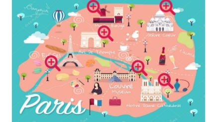 Paris map