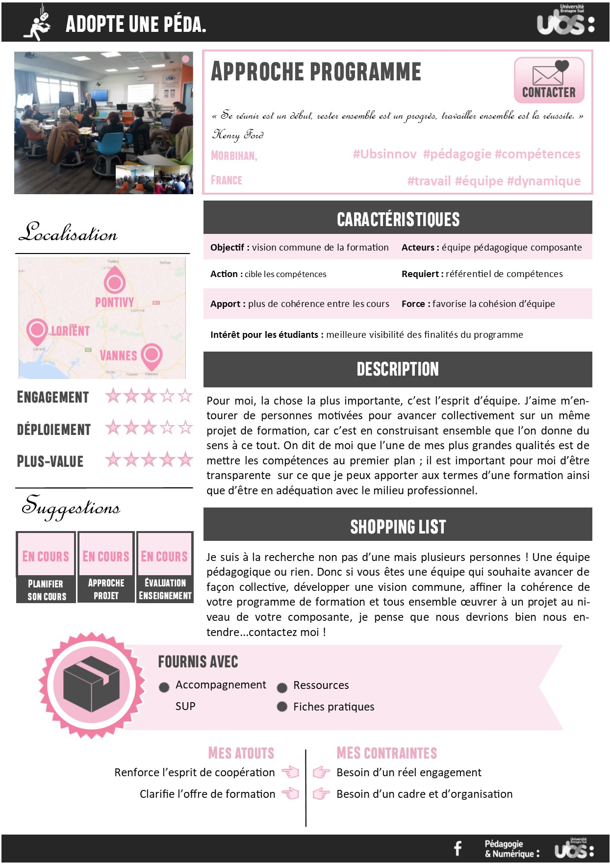 Approche programme | Genially